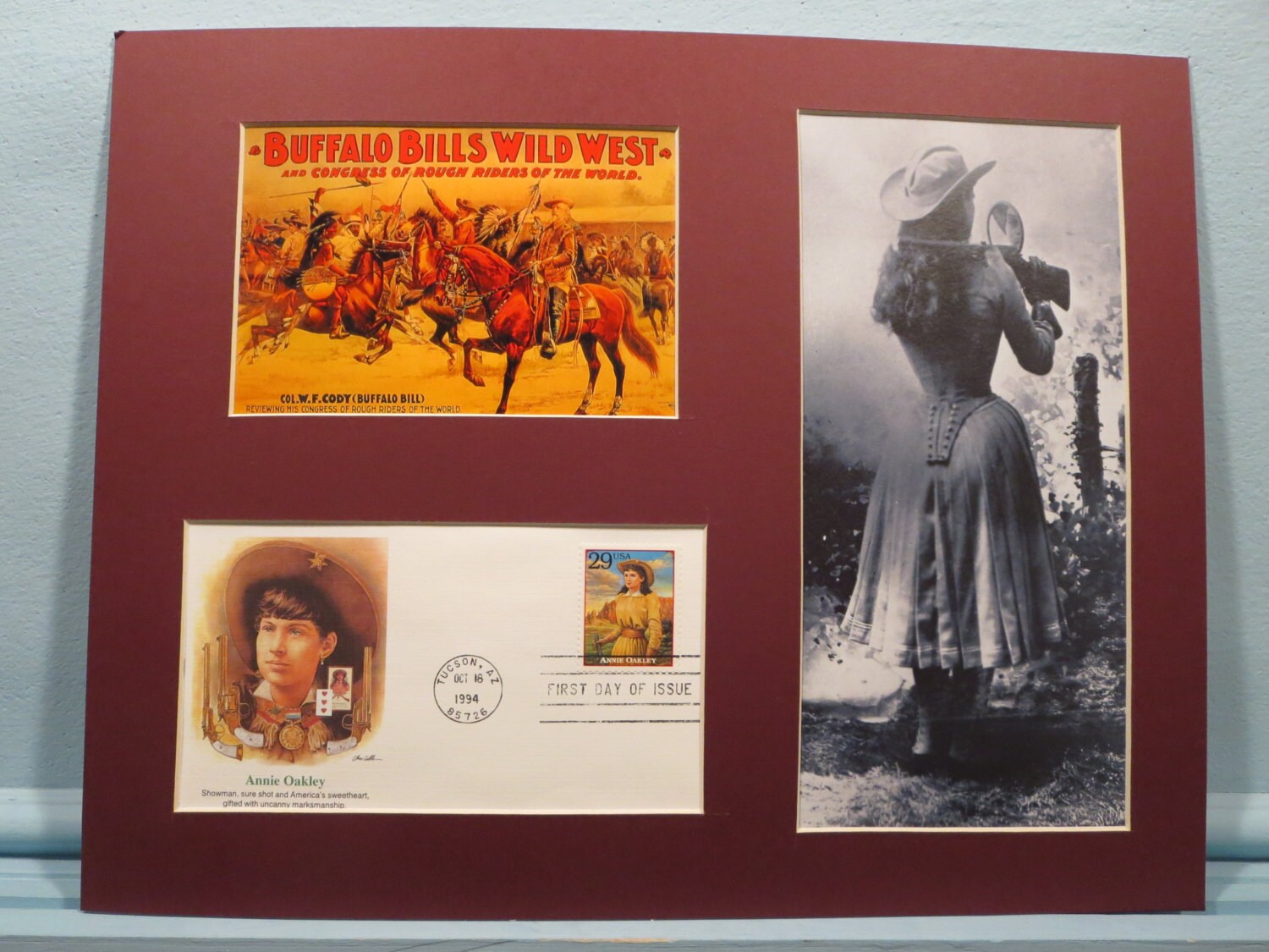 Sharpshooter Annie Oakley and Buffalo Bill's Wild West