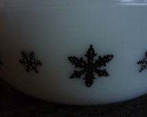 Unique pyrex snowflake related items | Etsy