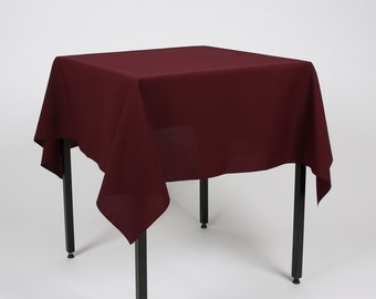 Burgundy tablecloth | Etsy