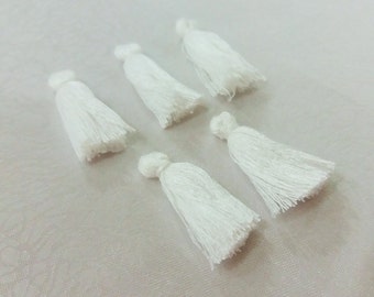 White tassels | Etsy