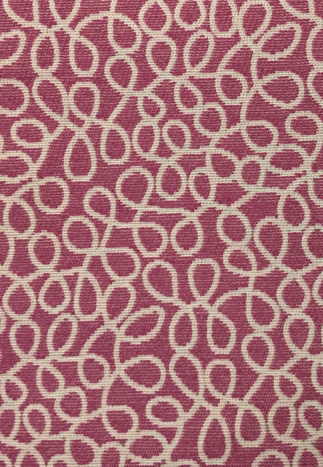 Pink Loop de Loop Upholstery Fabric by the Yard