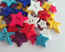 Unique star shaped buttons related items | Etsy
