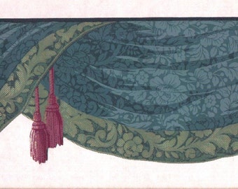 Curtain border | Etsy