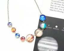 Unique solar system jewelry related items | Etsy
