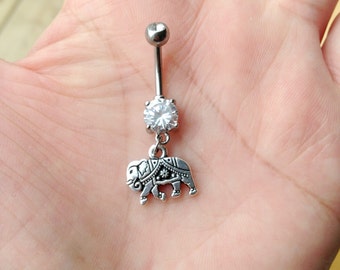 Boho belly ring | Etsy