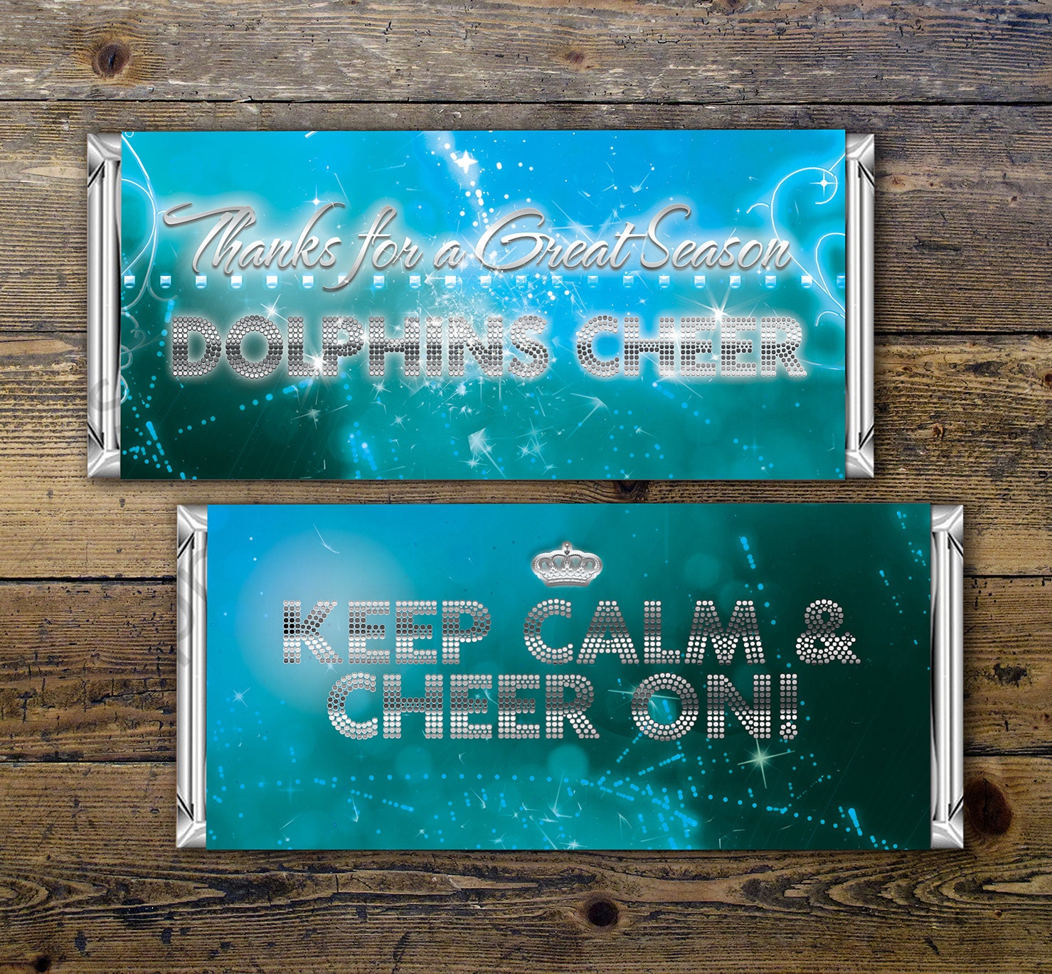 Personalized Cheerleading Candy Bar Wrapper by LyonsPrints