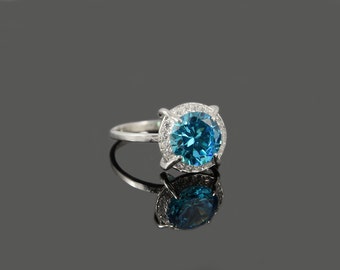 Blue stone ring | Etsy