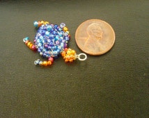 Unique seed bead turtle related items | Etsy