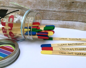 Unique chore chart related items | Etsy