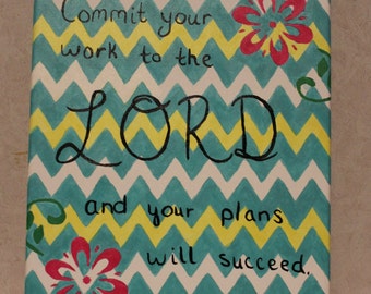 Proverbs 16 3 | Etsy