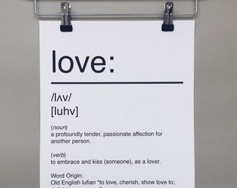 Unique dictionary font related items | Etsy