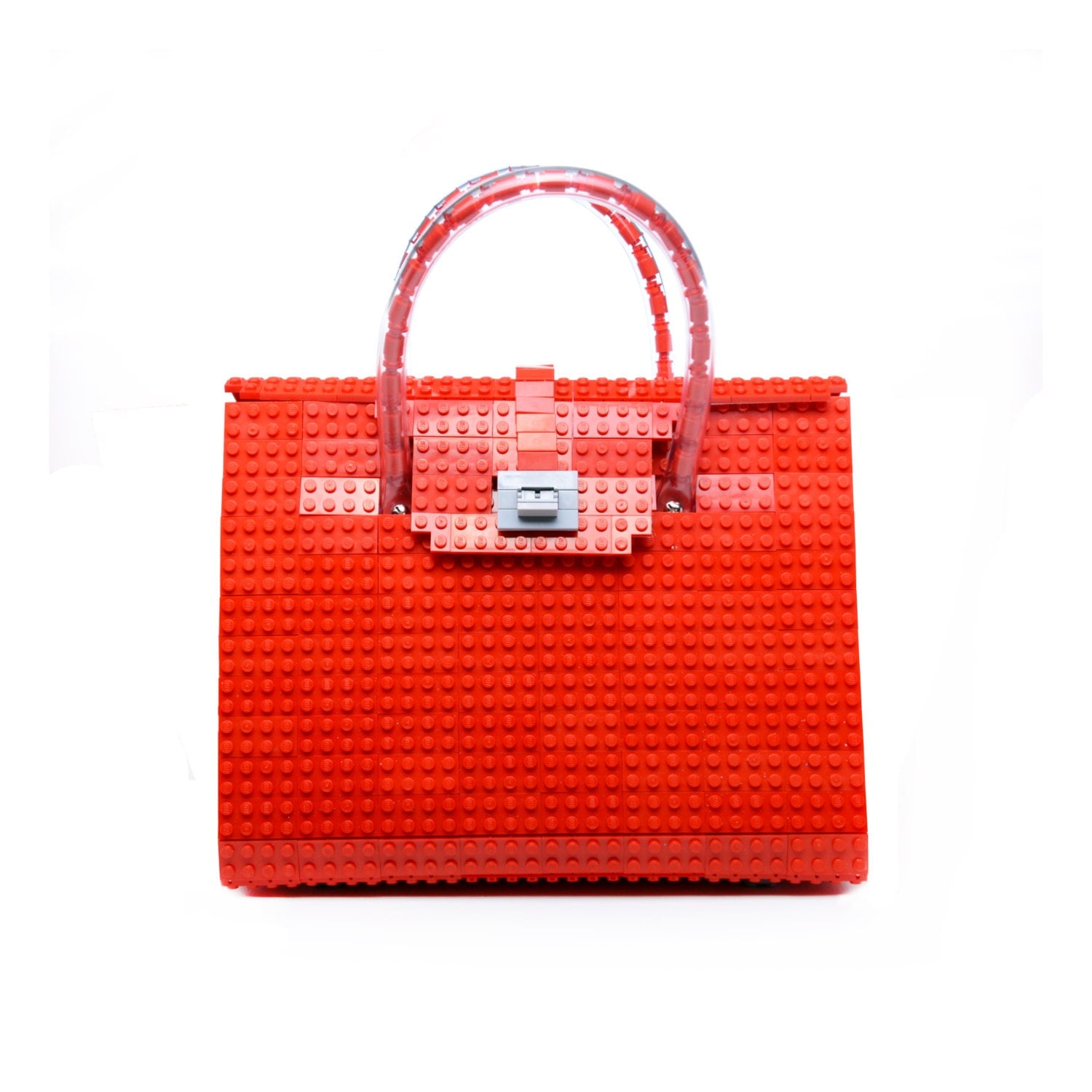 The Brick Bag in red made entirely of LEGO® bricks FREE
