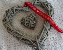 Unique wicker heart related items | Etsy