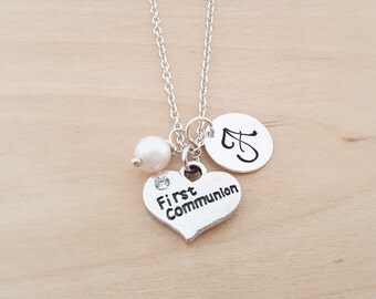 Communion necklace | Etsy