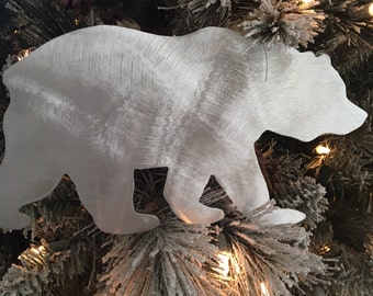 Wolf Christmas Tree Topper Holiday Decoration by ScreenDoorGrilles