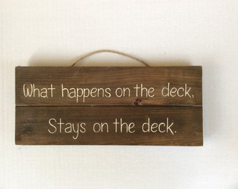Deck signs | Etsy