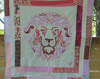 Lion quilt | Etsy