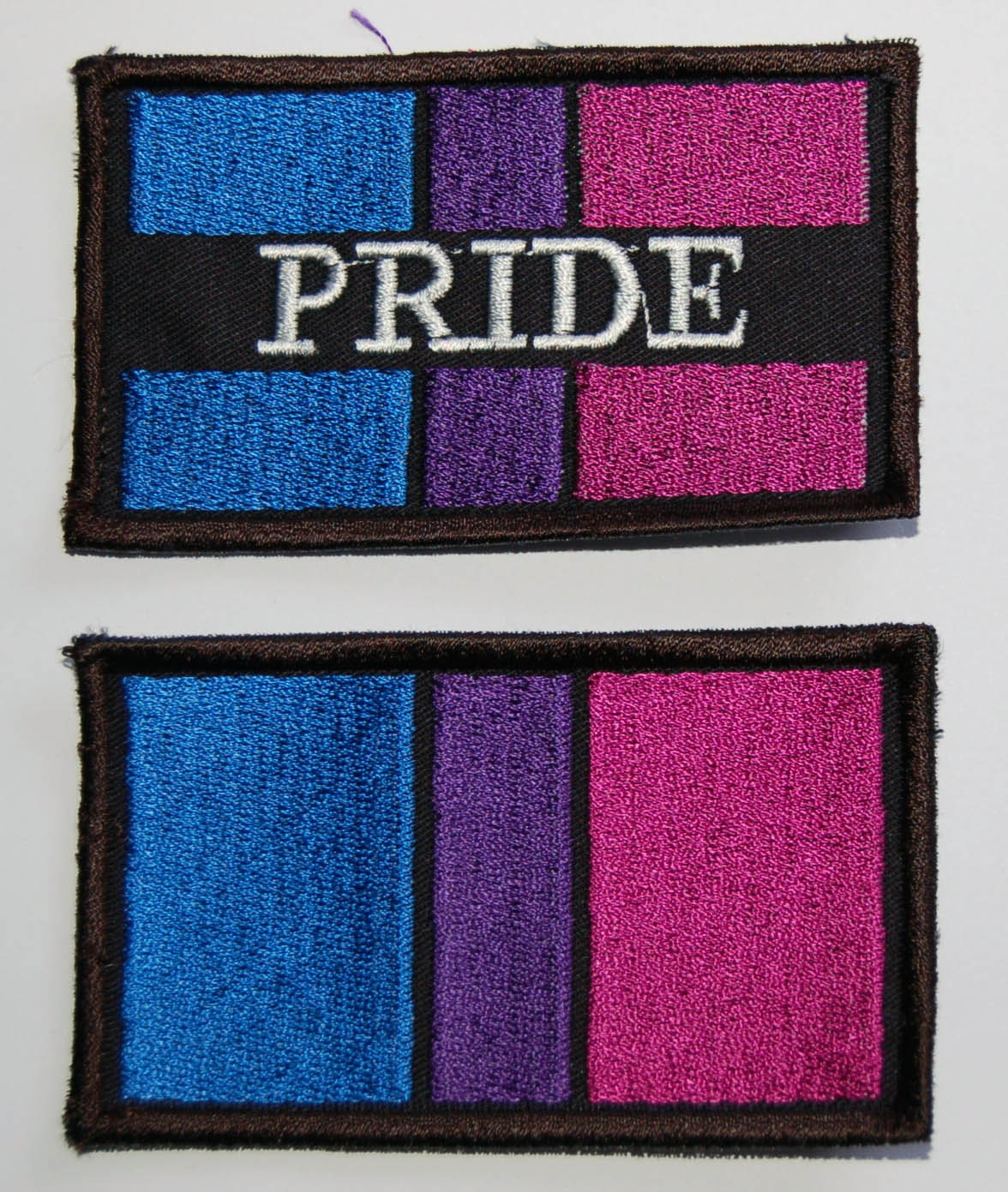 Bisexual Bi Pride Flag embroidered patch