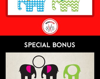 Svg elephant chevron | Etsy