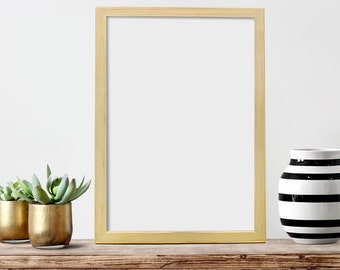 Simple wood frame | Etsy