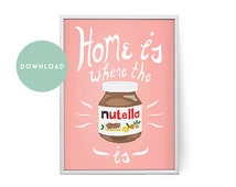 Popular items for nutella print on Etsy
