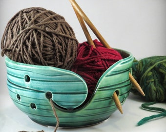 Large yarn bowl | Etsy