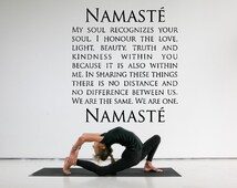Unique namaste quote related items | Etsy