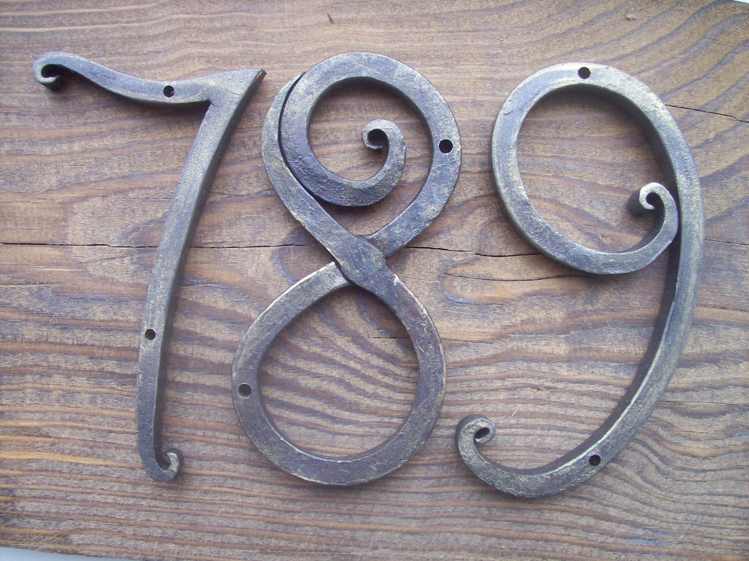 Wrought House Number Iron House Numbers 5 Inches home Wrought House Number Iron House Numbers 5 Inches home