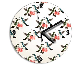 Hummingbird clock | Etsy