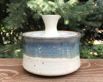 Pottery jar with lid | Etsy