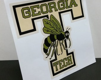 Georgia tech decal | Etsy