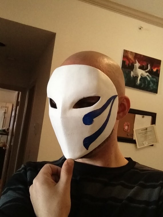 Vega mask Street Fighter cosplay prop 3d printed and hand