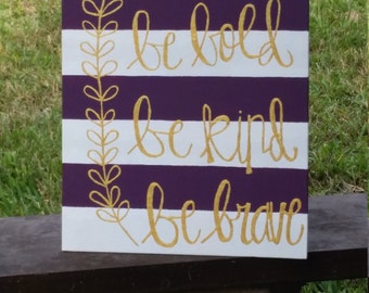 Items similar to Be Kind and Brave Card on Etsy