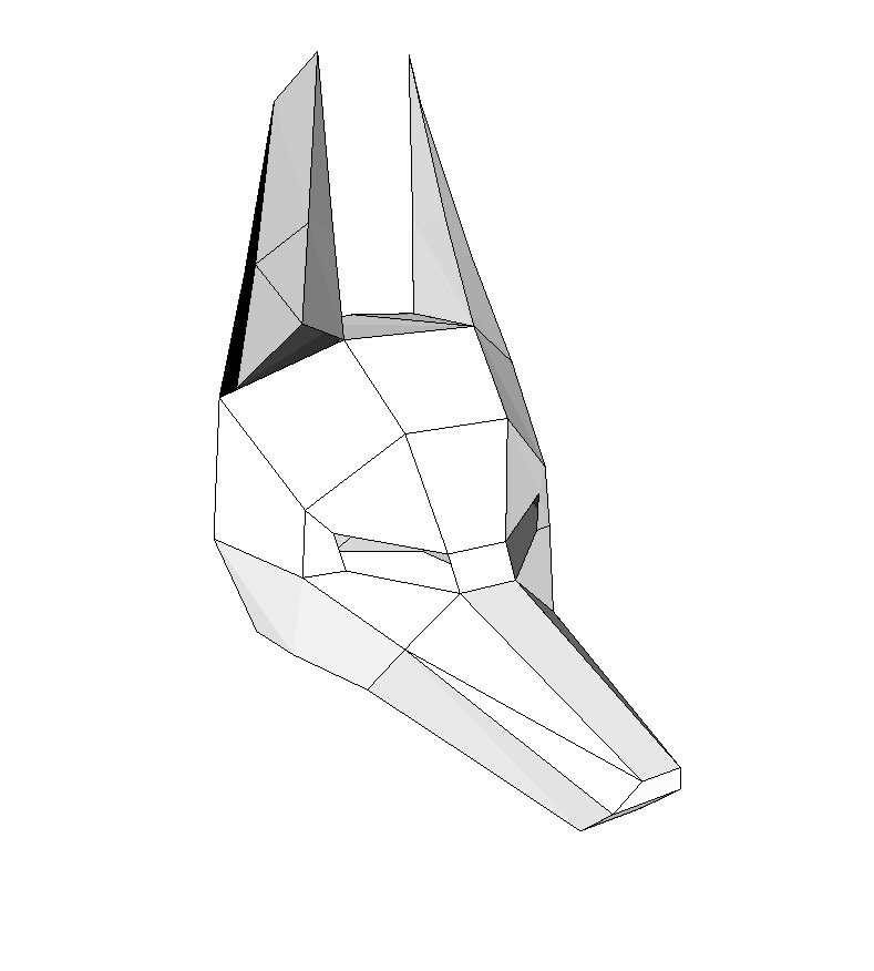 Anubis Mask Halloween DIY Awesome Paper Party Mask You Make