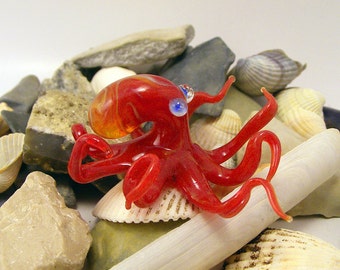 Unique blown glass octopus related items | Etsy