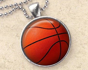 Basketball pendant | Etsy