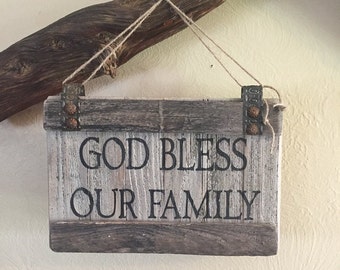 God bless our family | Etsy