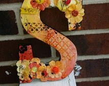 Unique letter s wall decor related items | Etsy