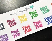 Unique bill pay stickers related items | Etsy