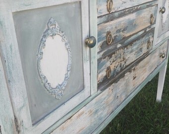 Blue console table | Etsy