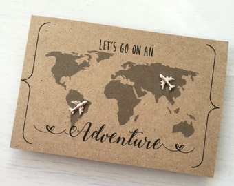 Unique airplane card related items | Etsy