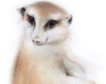 Meerkat print | Etsy