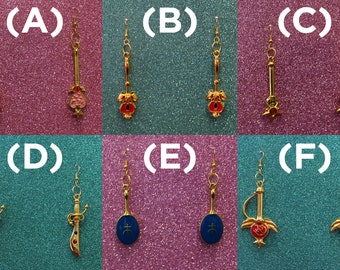 Sailor moon earrings | Etsy