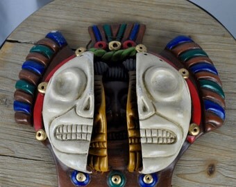 Mayan mask | Etsy