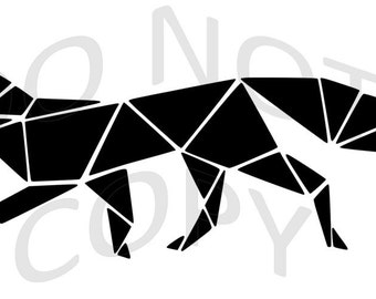 Fox stencil | Etsy