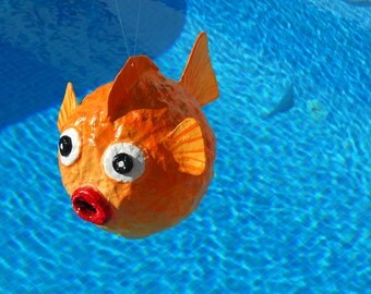 Paper mache fish | Etsy