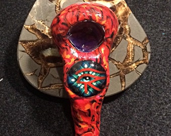 Glass peace pipes | Etsy