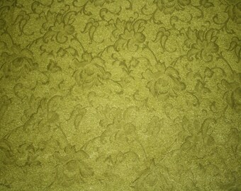 Green damask fabric | Etsy