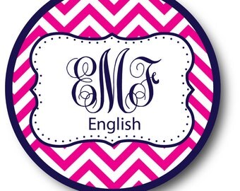 Monogrammed binder | Etsy