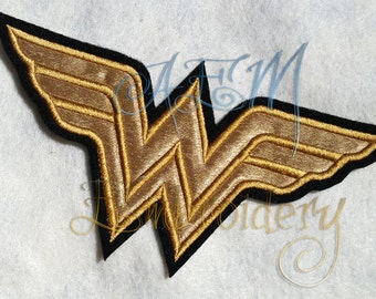 Unique wonderwoman applique related items | Etsy